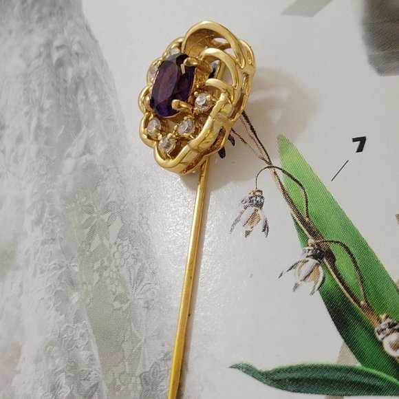 Authentic Original Vintage Style | Jewelry | Antique Hat Stick Pin ...